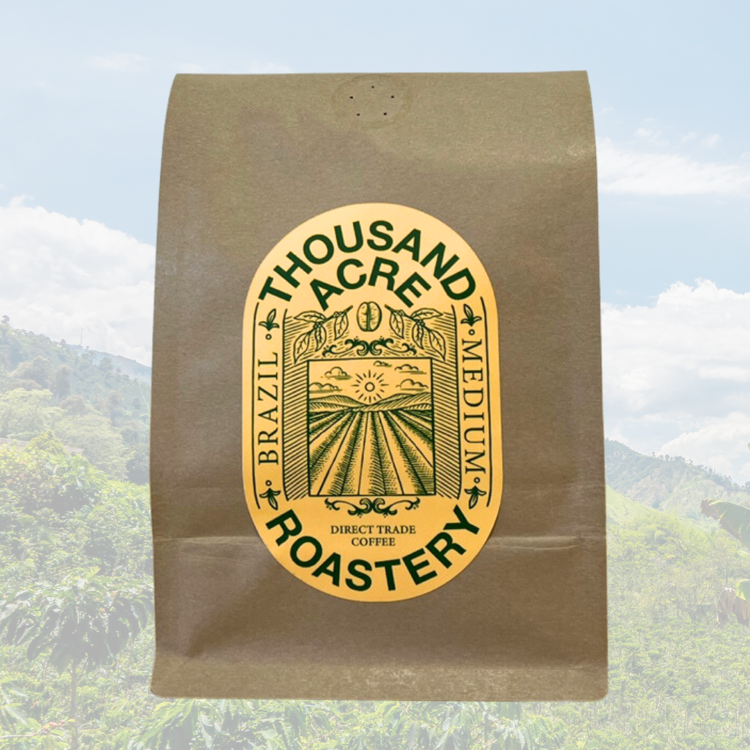 Brazil Specialty Medium Roast Ground Coffee – THOUSAND ACRE ROASTERY